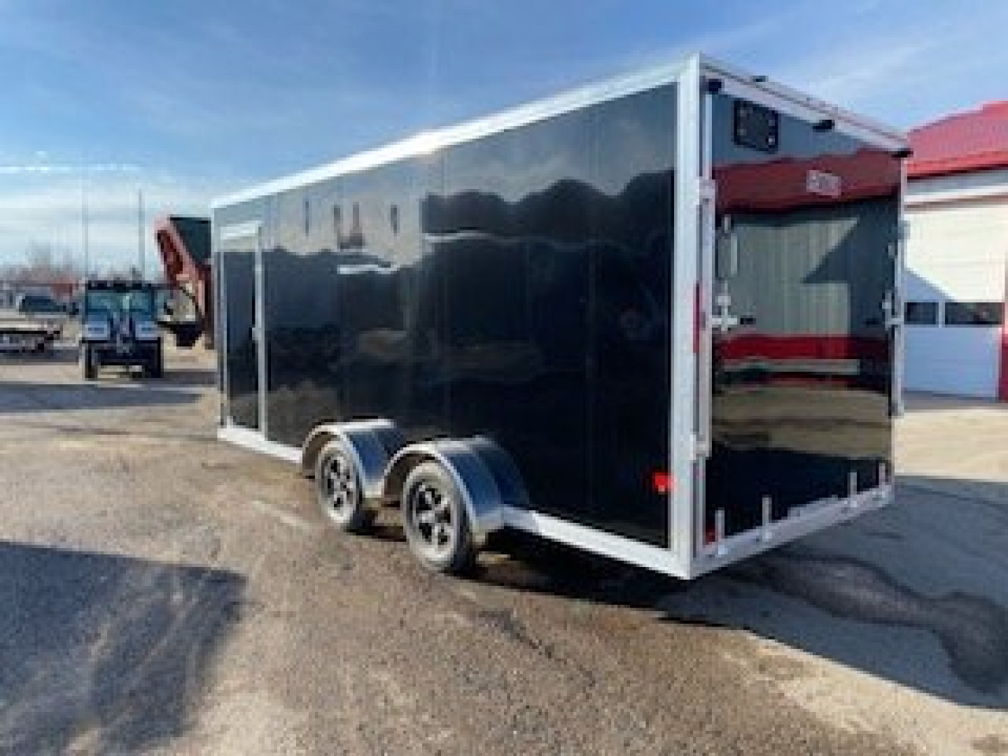 New 2024 EZ HAULER 7.4'X18'+24" UTV / Cargo / Enclosed Trailer