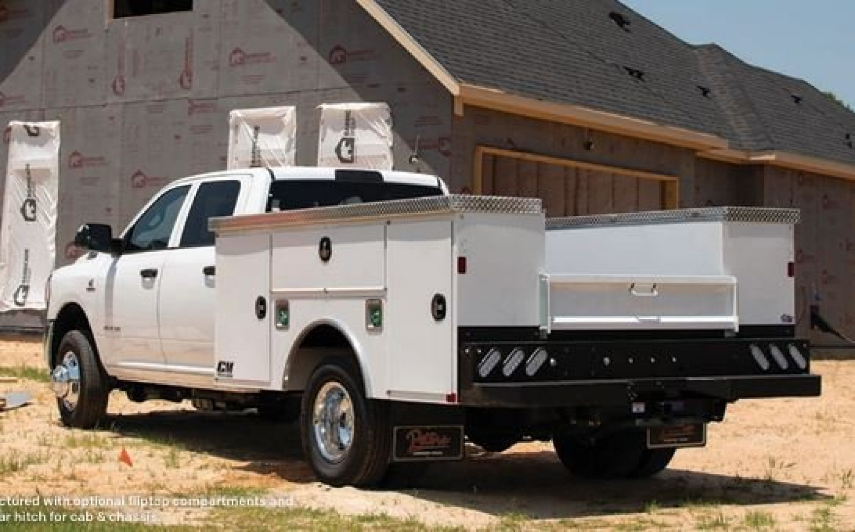 New 2025 CM Beds Galvanized Service Body fits "LONG SINGLE" GM/FORD/RAM