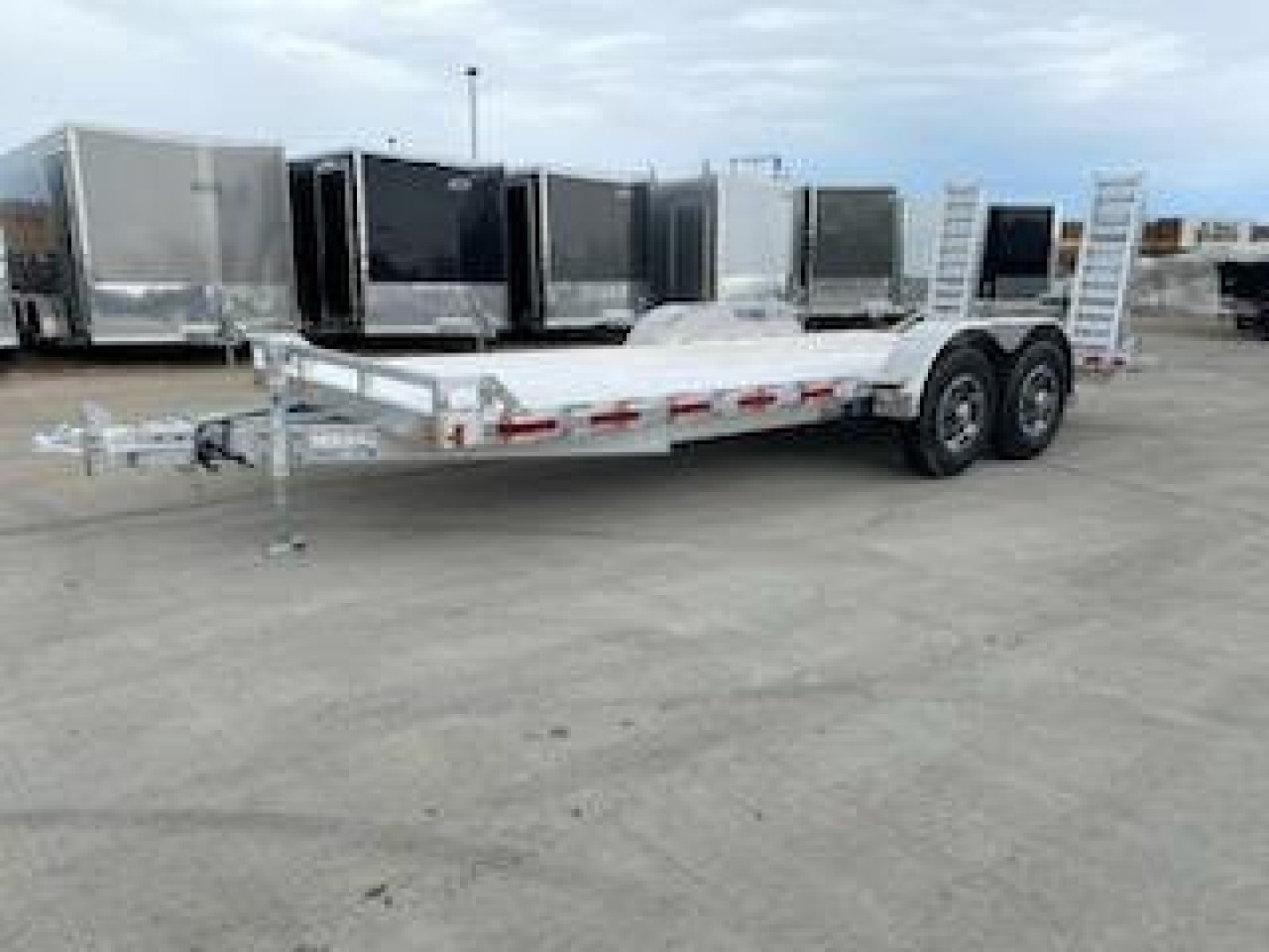 New MISSION MPAT 7x20-14K ALUMINUM DECK & WHLS FLATBED TRAILER ...