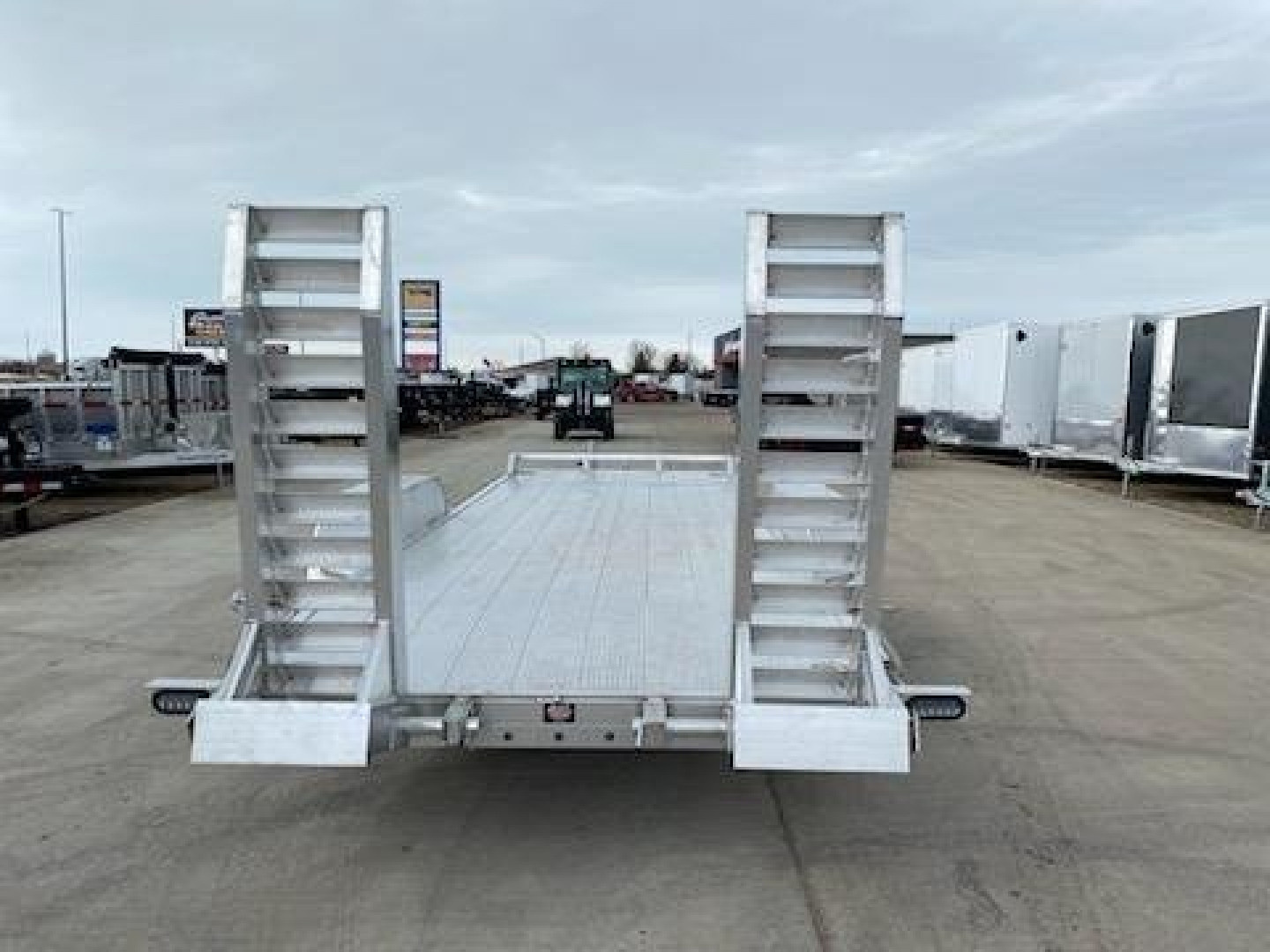 New MISSION MPAT 7x20-14K ALUMINUM DECK & WHLS FLATBED TRAILER ...