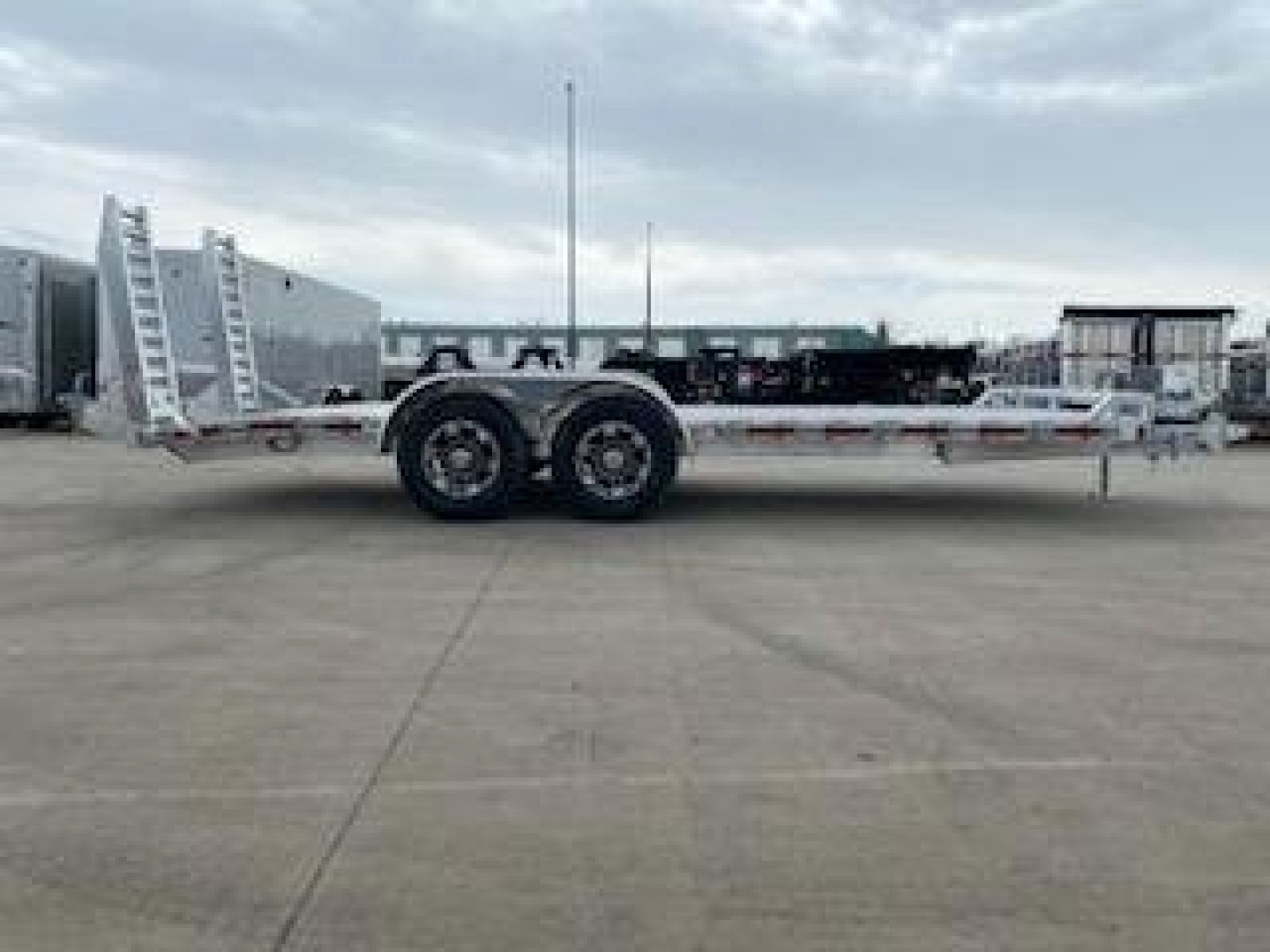 New MISSION MPAT 7x20-14K ALUMINUM DECK & WHLS FLATBED TRAILER ...