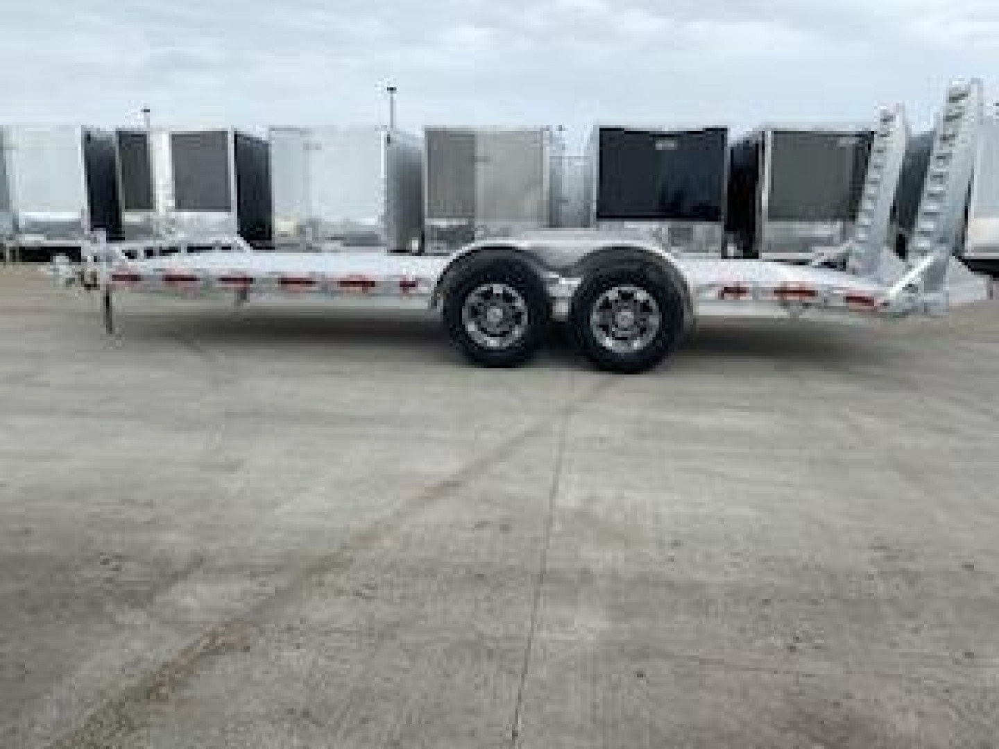 New MISSION MPAT 7x20-14K ALUMINUM DECK & WHLS FLATBED TRAILER ...