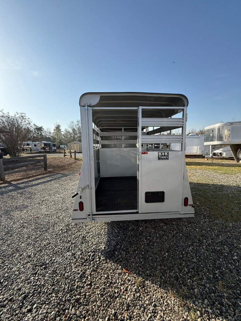 New 2025 Bee 16' Stock Bumper Pull Horse Trailer