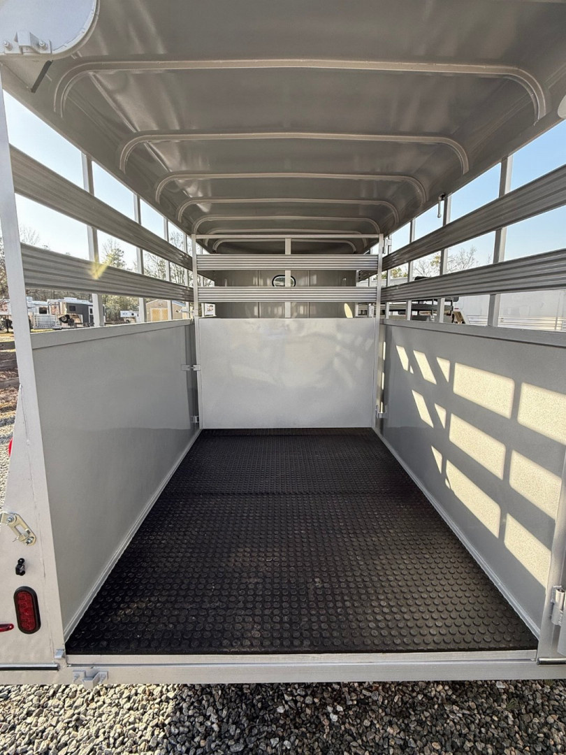 New 2025 Bee 16' Stock Bumper Pull Horse Trailer