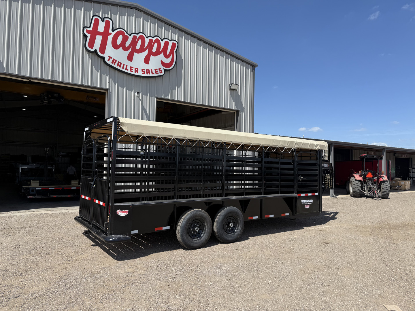 New 2026 Good Guys 6'8"x20' GN Bar Top Livestock Trailer - Wrangler for ...