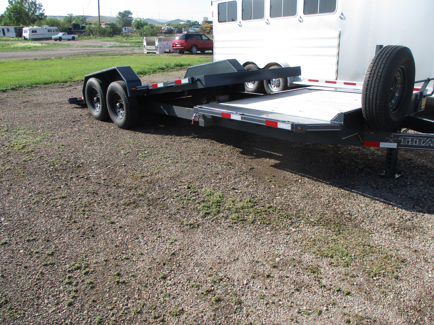 Used 2022 Titan Trailer TILT Flatbed Trailer for sale in Rapid City, SD
