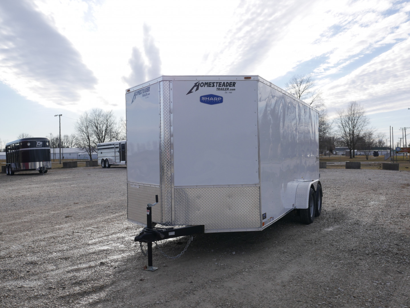 New 2026 Homesteader Trailer 714 IT 7 TALL DOUBLE DOOR Cargo / Enclosed ...