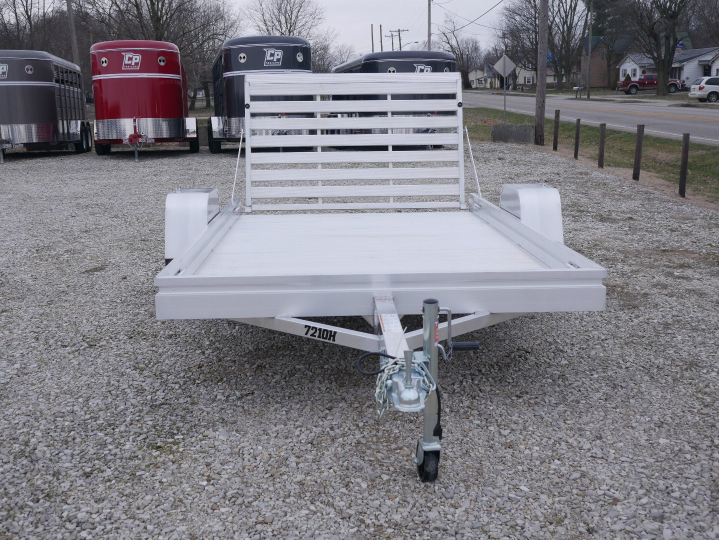 New 2025 Aluma 7210H-TG Utility Trailer