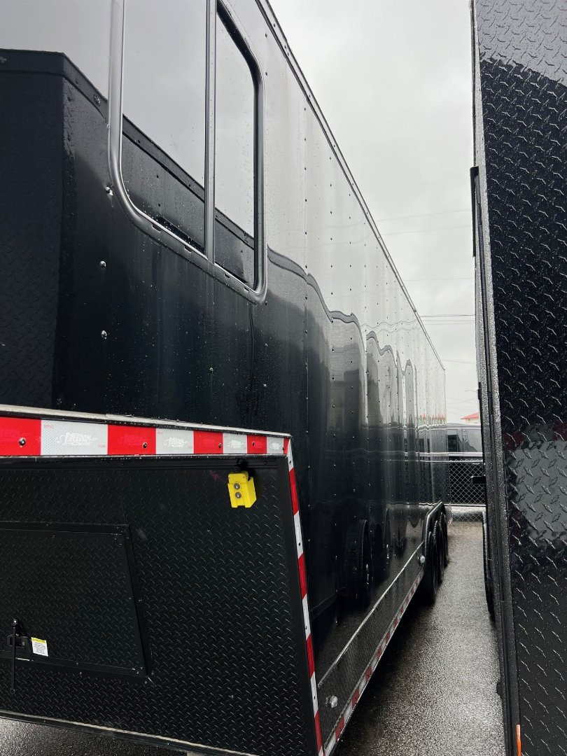 New 2023 Freedom Trailers 8.5x34GN Car / Racing Trailer