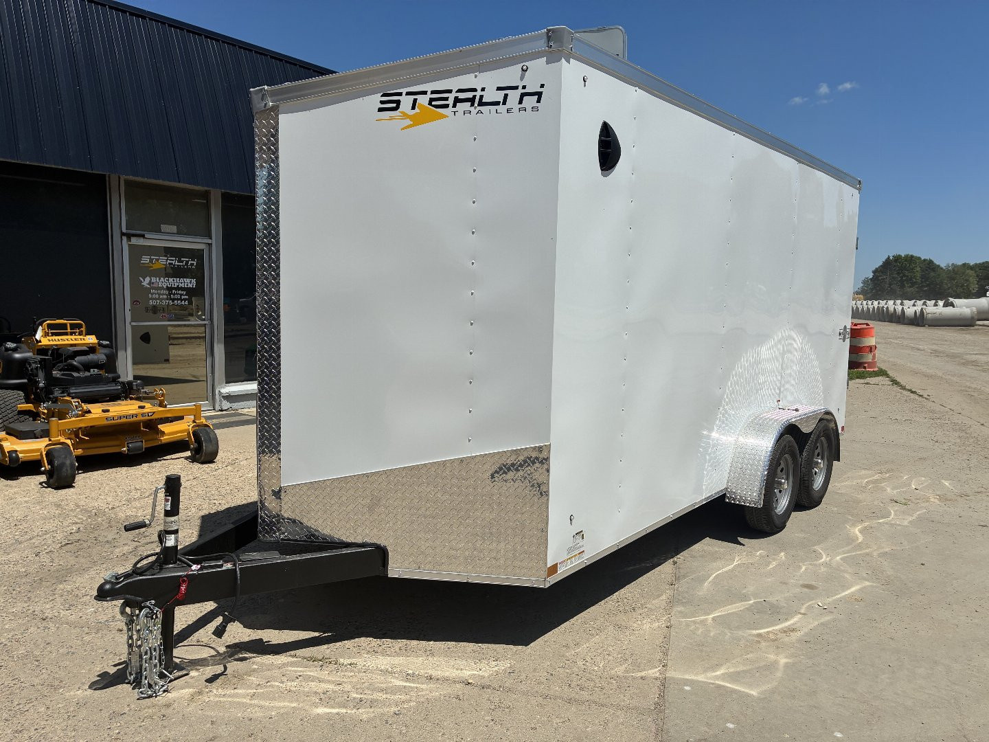 New 2025 Stealth 7x16 Mustang Steel Frame Enclosed / Cargo Trailer 7 ...