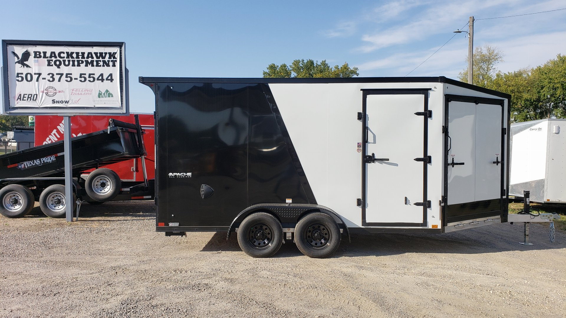 New 2025 Stealth Trailers 7x19 Apache Snowmobile/UTV Enclosed Cargo ...