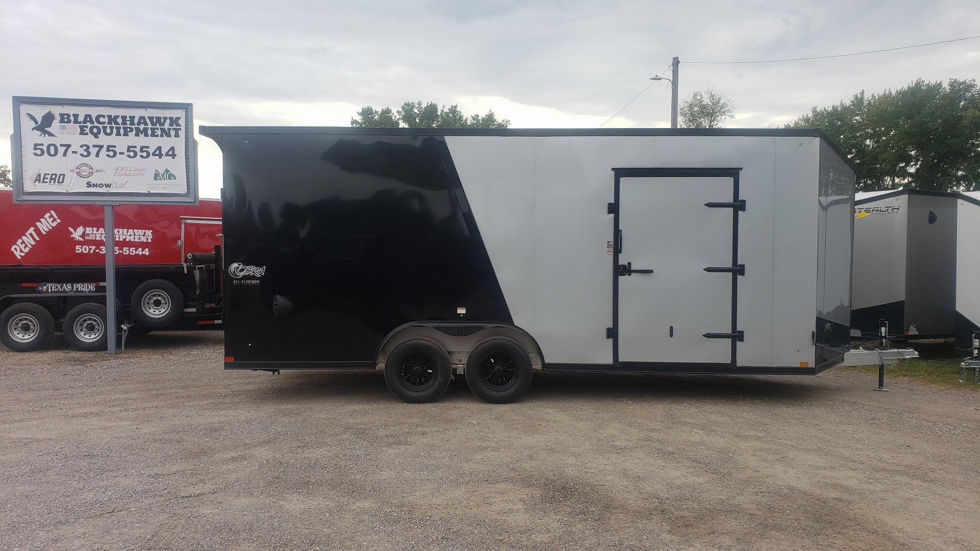 Used 2025 STEALTH TRAILERS 8.5x20 Cobra Aluminum Enclosed Trailer Cargo ...