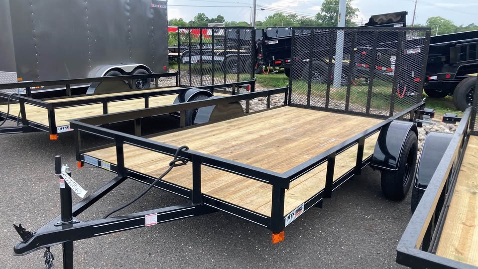 New 2025 P & T Trailers 6.5x12 Utility Trailer