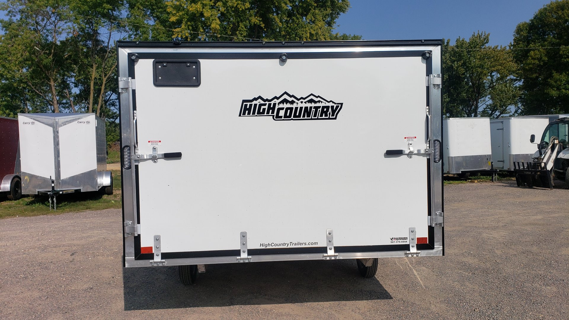 New 2025 HIGH COUNTRY 8.5x12 Aluminum Enclosed Snowmobile Trailer