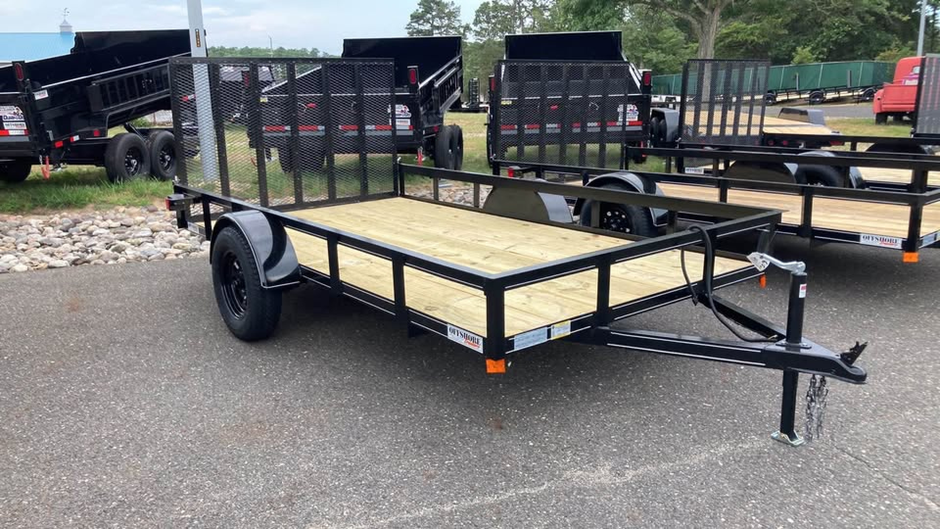 New 2025 P & T Trailers 6.5x12 Utility Trailer