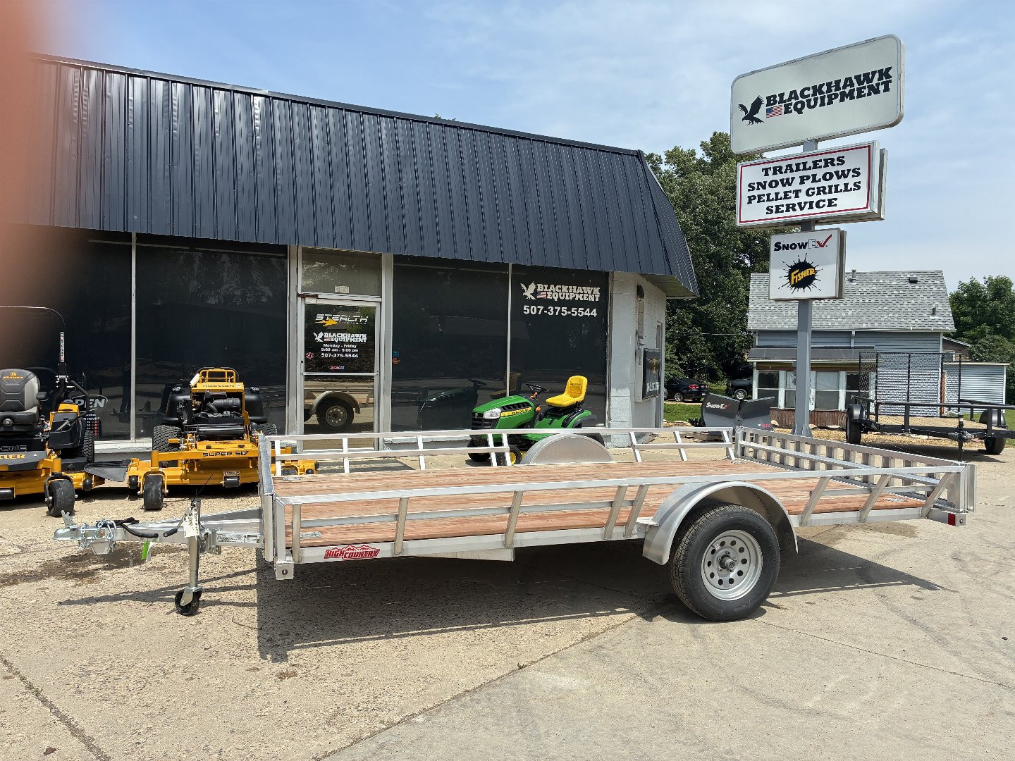 New 2024 High Country Trailers 7x14 Aluminum UTV ATV Trailer (83x14 ...