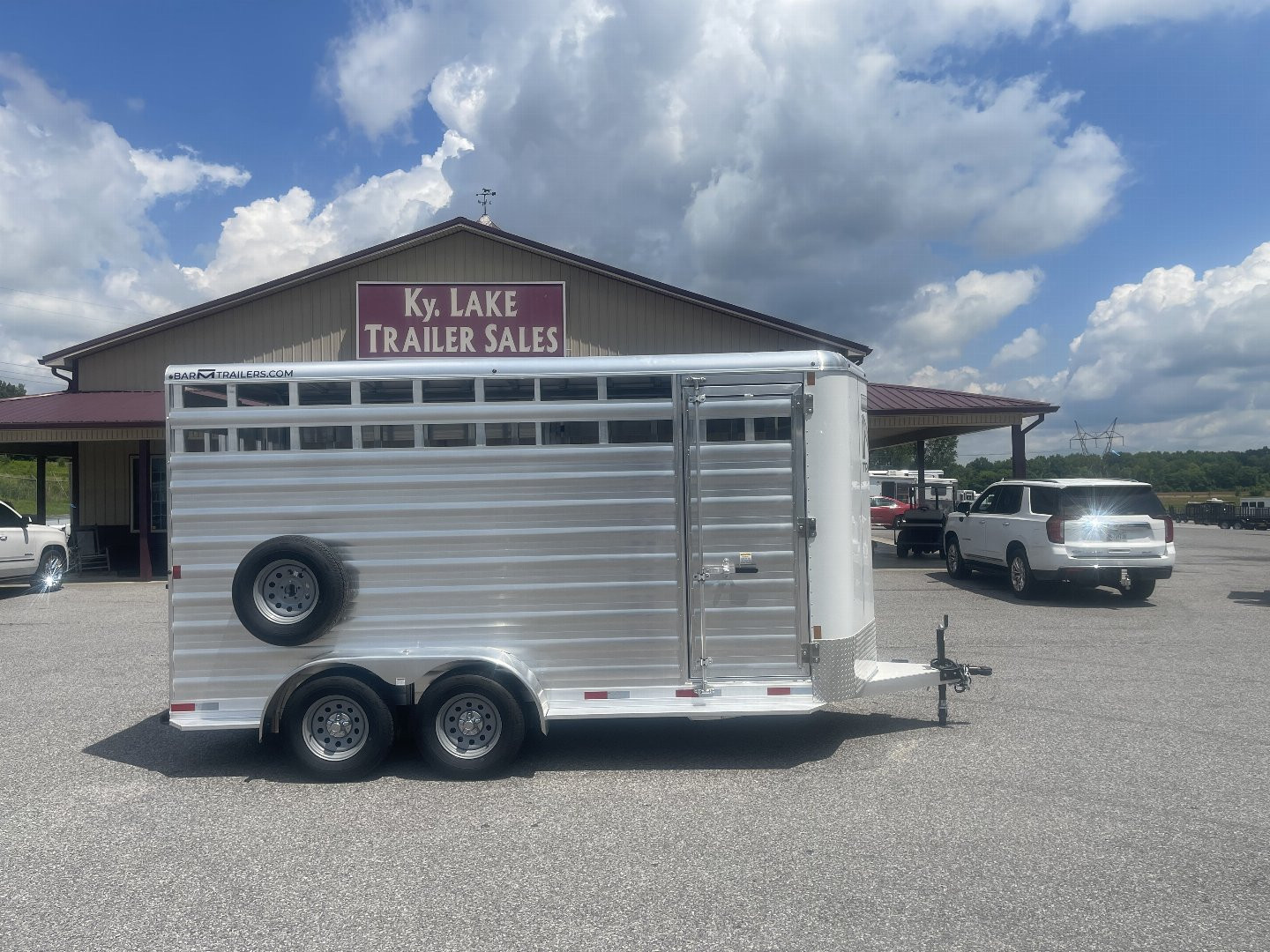 New 2025 Merhow Trailers SS STK 6916 BP Stock / Stock Combo Trailer