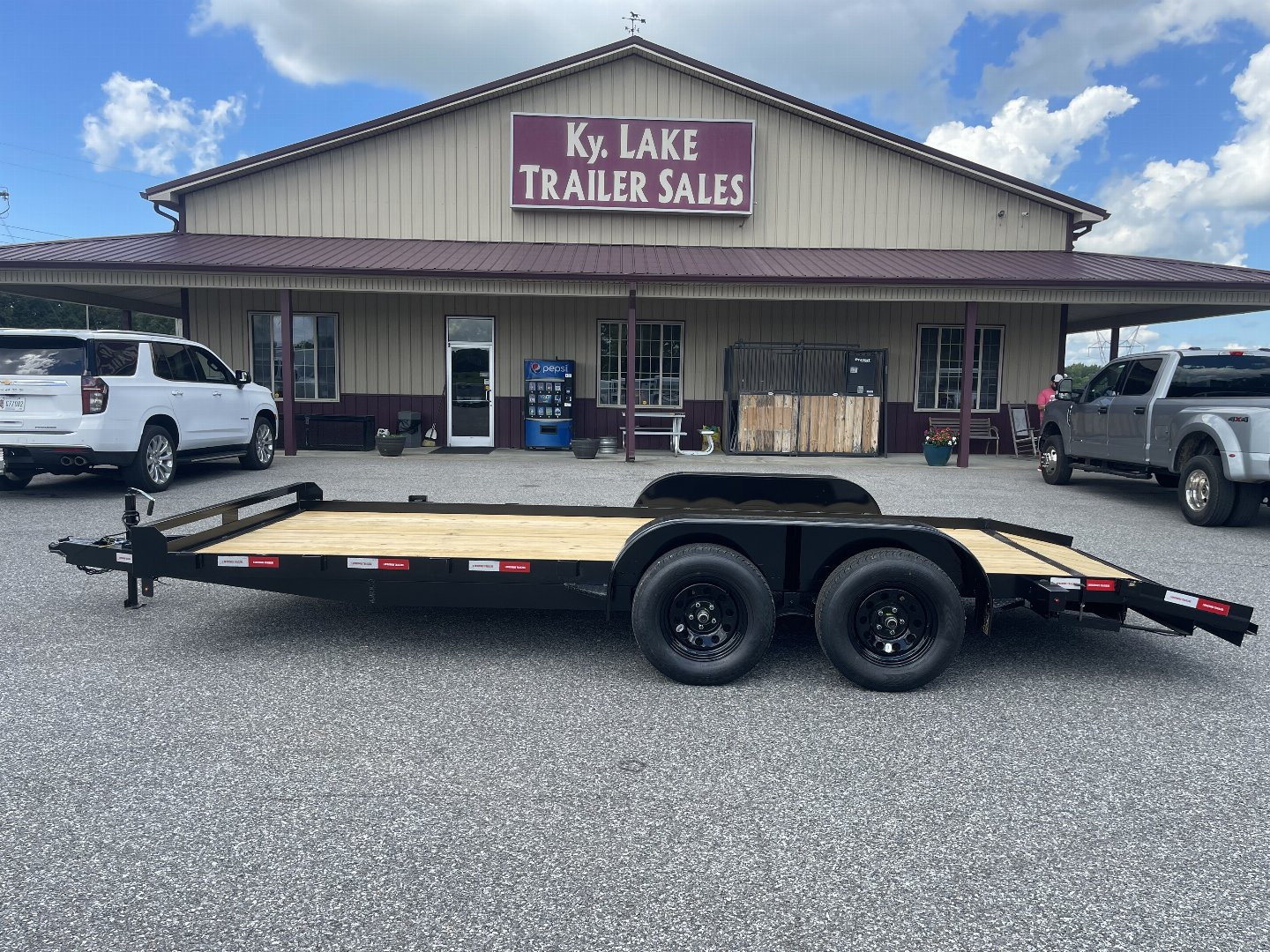 New 2025 LAWRIMORE 83x18 DC - Car / Racing Trailer