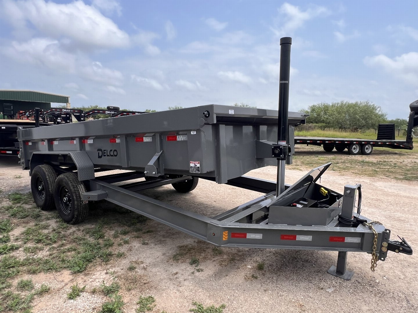 New 2025 Delco Trailers 83x16ft Telescopic Dump Trailer