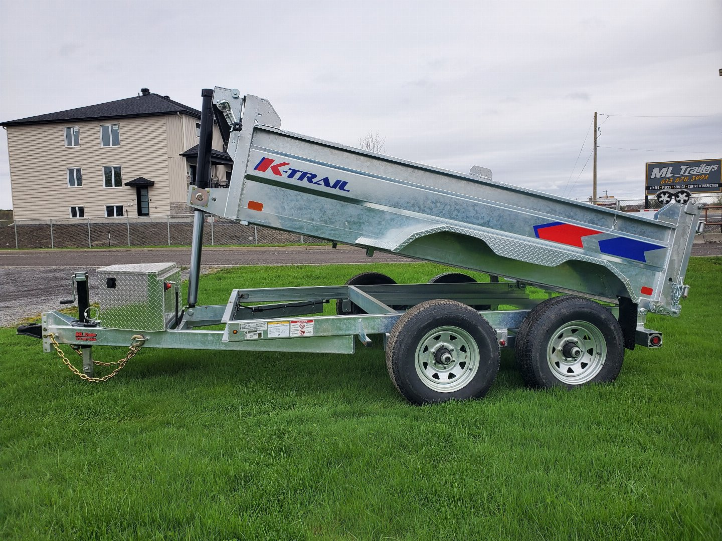 New 2026 K-Trail 6 x 10 5 Ton Dump Trailer for sale in Bourget,