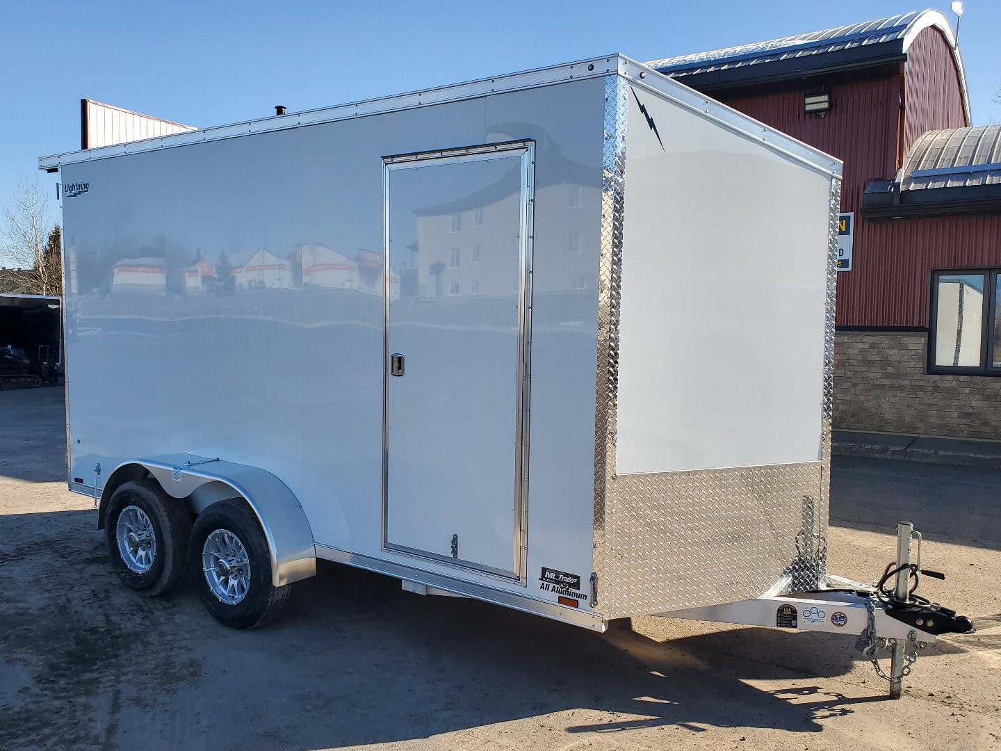 New 2025 LIGHTNING ALL ALUMINUM 7'x14' TA-5200 Cargo / Enclosed Trailer ...