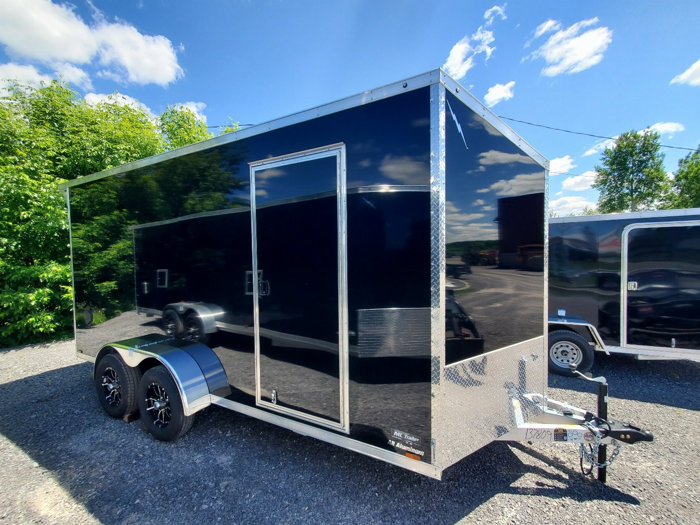 New 2025 Lightning All Aluminum 7'x16' TA-3500 Cargo / Enclosed Trailer ...