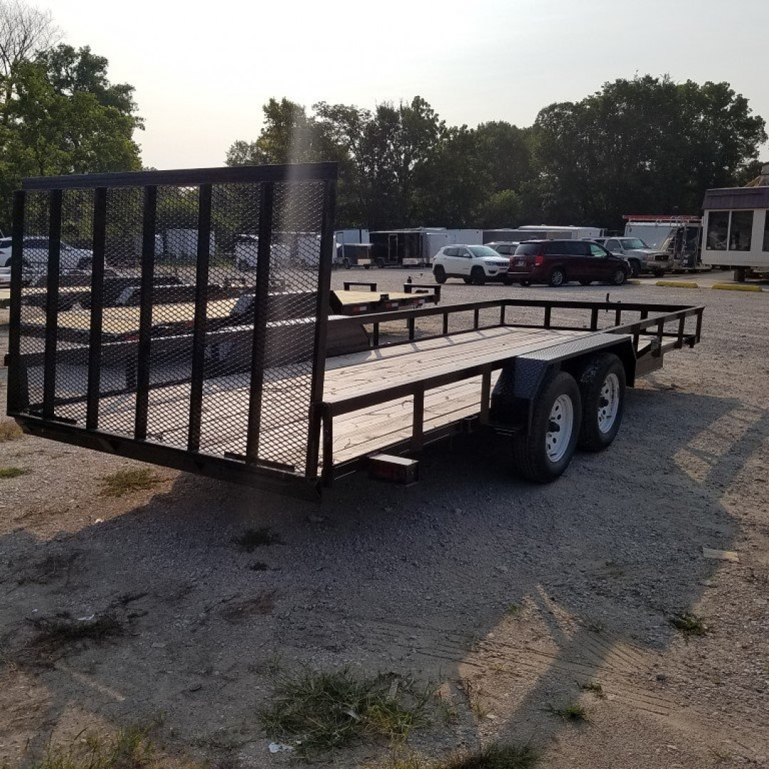 New 2025 MEB 82 x20 Utility Trailer w/ramp gate 7000#