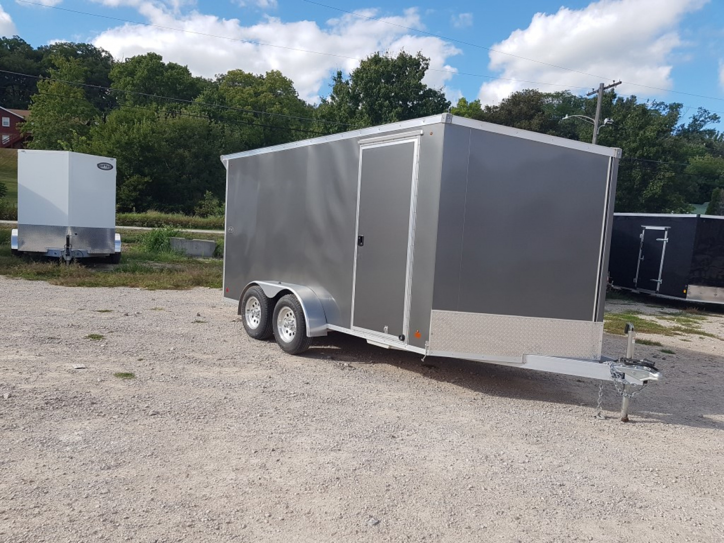 New 2025 Interstate 7x16 STW Enclosed Cargo Trailer w/Barn Doors 7k