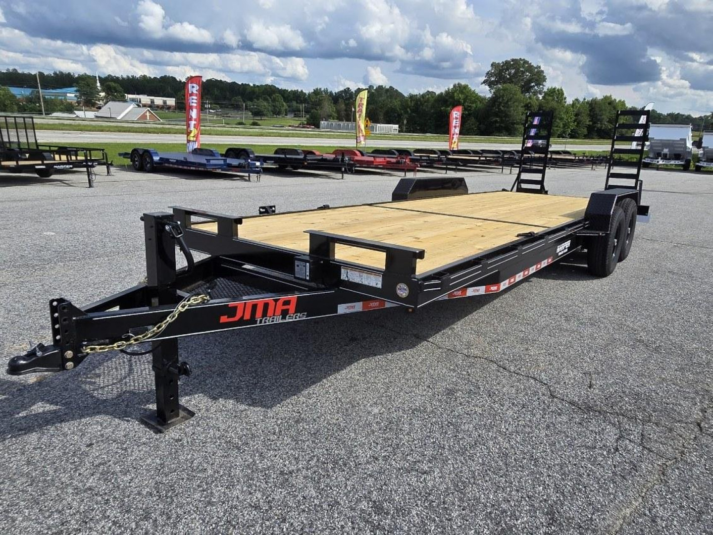 New 2025 82X24 14K EQUIPMENT HAULER WITH MESH CHAIN BOX AND RUB RAIL ...