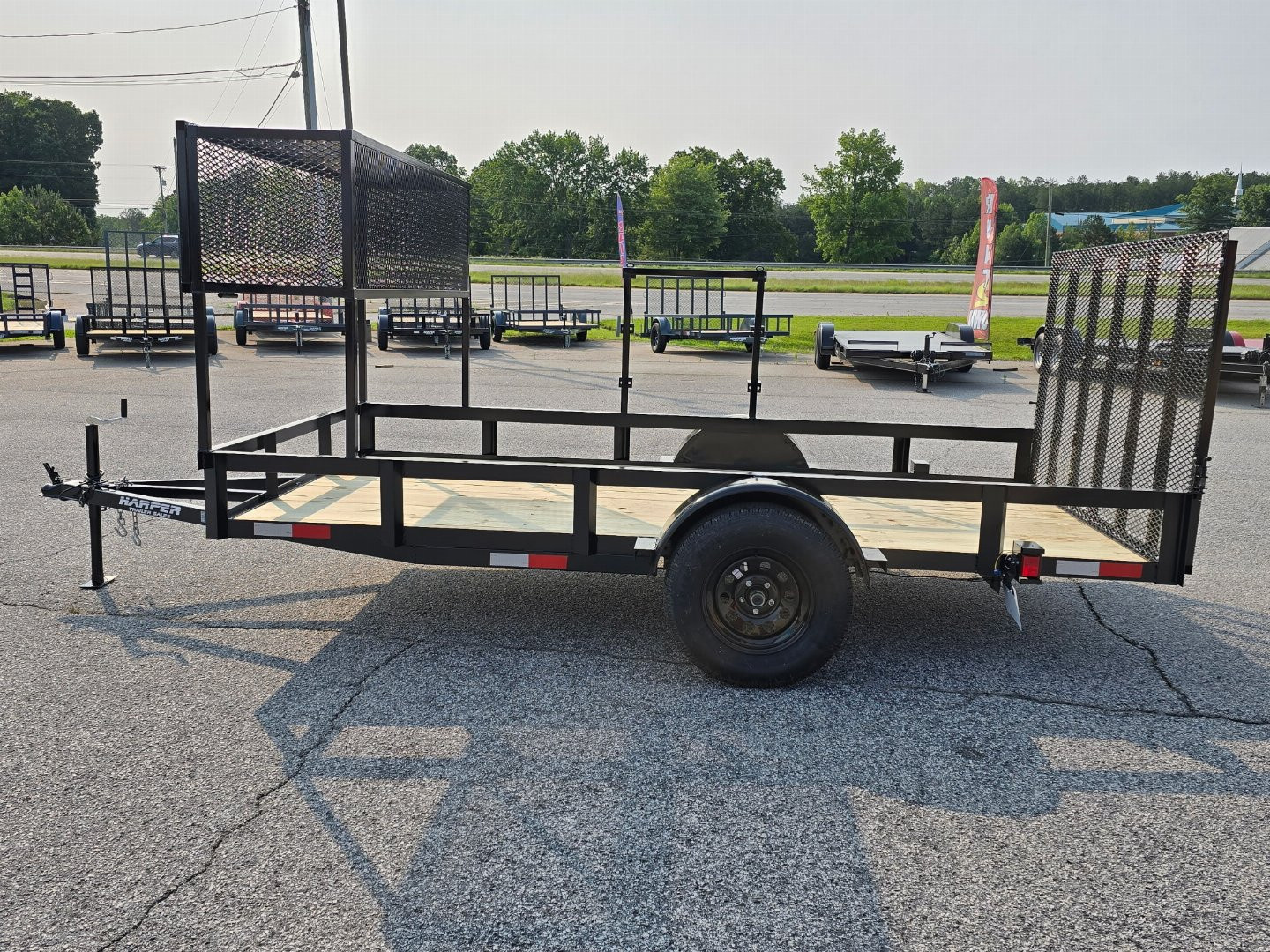 New 2025 CUSTOM 6.5X12 SINGLE AXLE LANDSCAPE UTILITY TRAILER