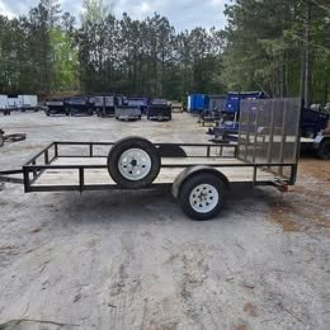 Used USED 6.5X12 SINGLE AXLE UTILITY TRAILER