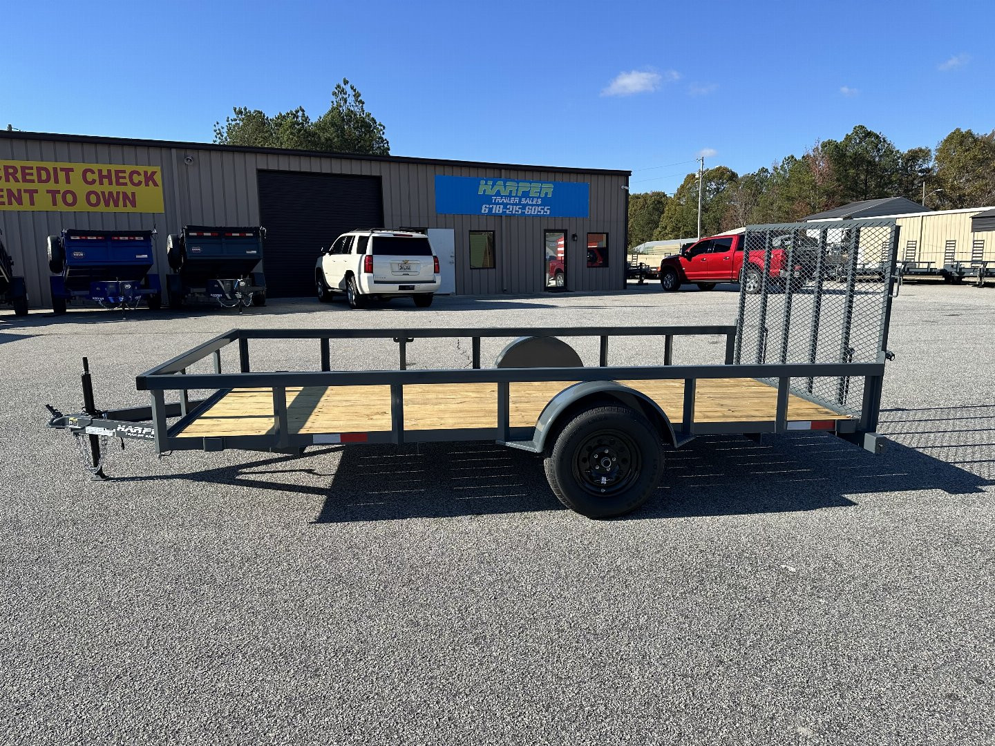 New 2025 GPS 76X12 SINGLE AXLE UTILITY TRAILER
