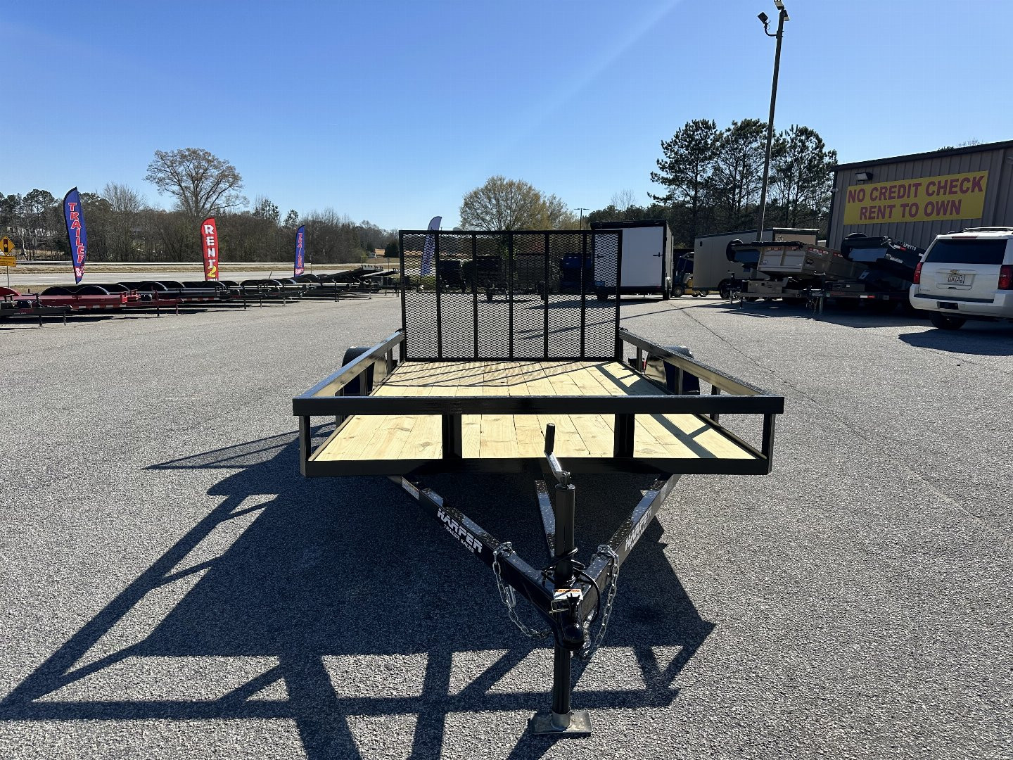 New 2025 7X12 SINGLE AXLE UTILITY TRAILER