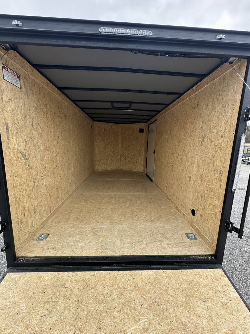 New 2025 COVERED WAGON 7x14 TANDEM AXLE ENCLOSED TRAILER WITH POLYCORE ...