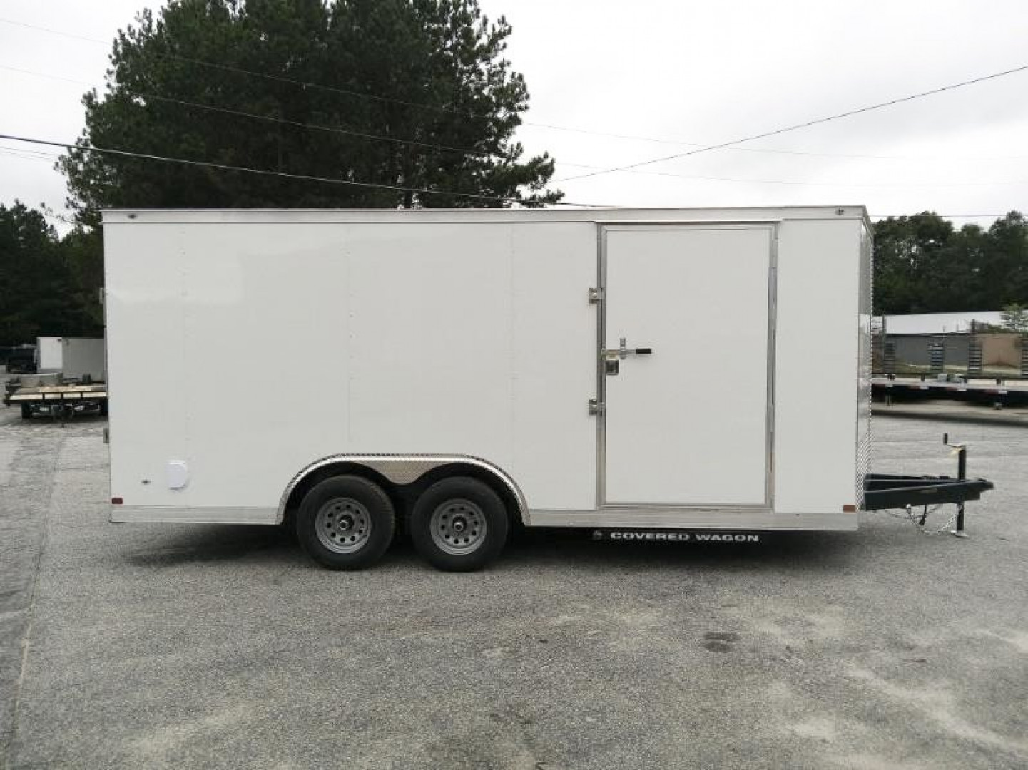 New 2025 COVERED WAGON 8.5X18 ENCLOSED TRAILER WITH POLYCORE EXTERIOR