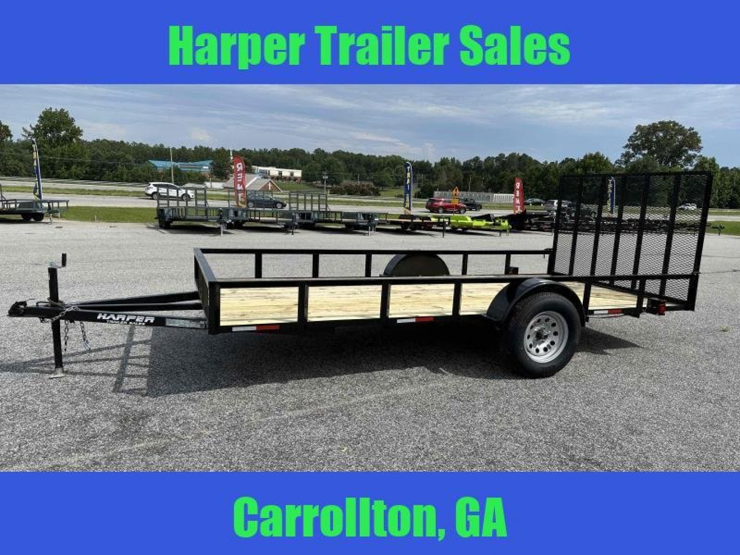 New 2025 6.5X14 SINGLE AXLE UTILITY TRAILER for sale in Carrollton, GA