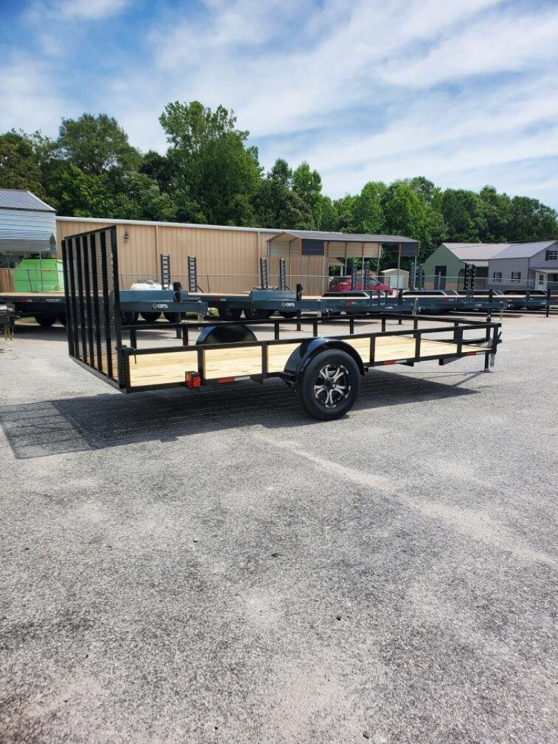 New 2024 6.5X14 SINGLE AXLE UTILITY TRAILER WITH CUSTOM WHEELS for sale ...