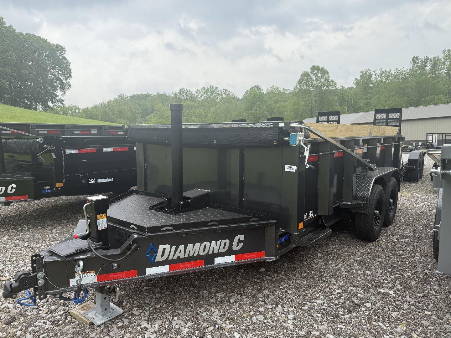 New 2025 Diamond C Trailers LPT 207 14X82 Dump Trailer