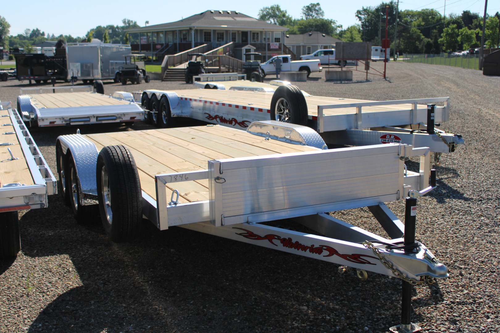 New 2026 Wolverine 16' 7K GVWR CAR HAULER 48990 Car Hauler