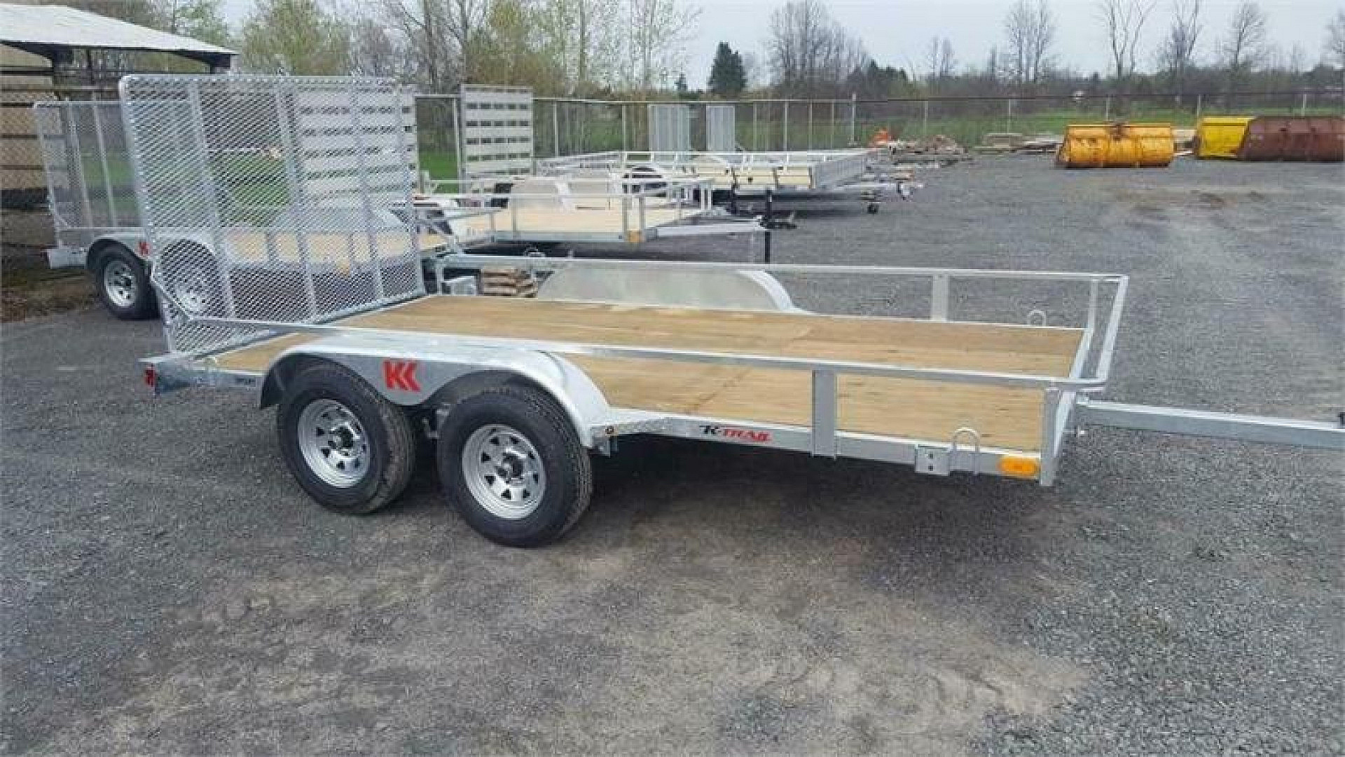 New 2025 K-Trail 6 x 10 Tandem Axle Galvanized Side by Side Utility ...