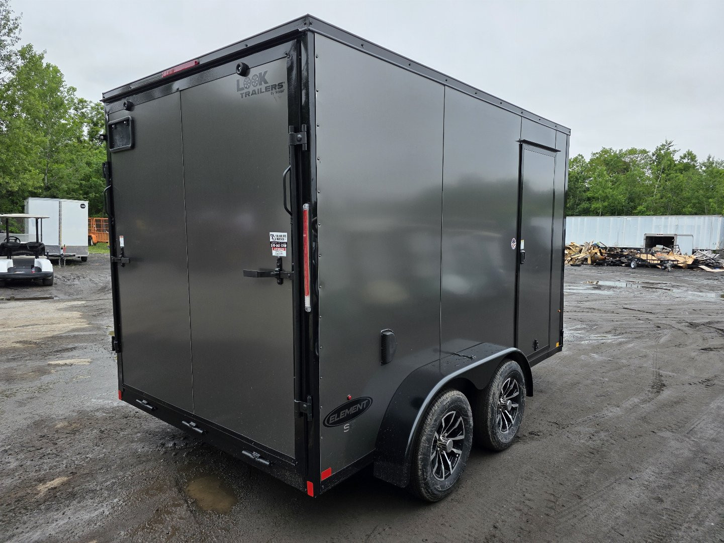 New 2025 Look Trailers ELEMENT SE 7X12 7K Cargo / Enclosed Trailer