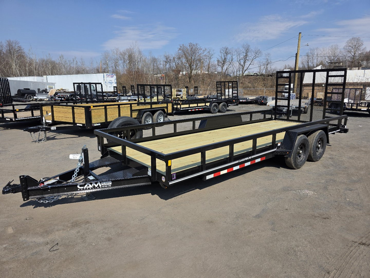 New 2025 Cam Superline 7X20 10K Utility Trailer