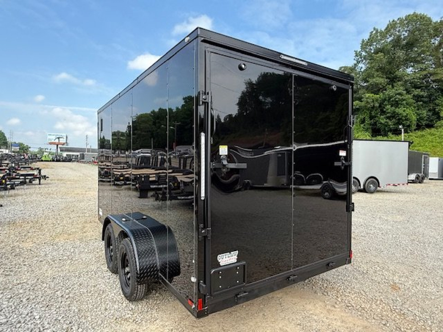 New 2026 Outlaw Trailers 7x14 7k Cargo / Enclosed Trailer