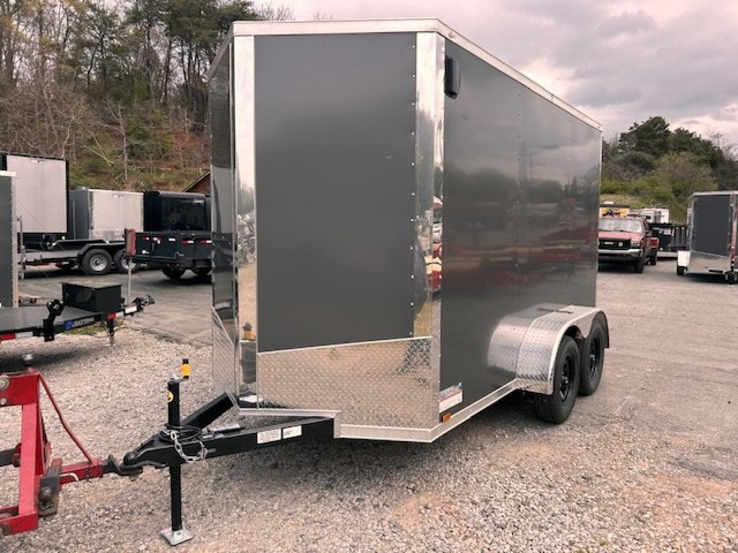 New 2025 Outlaw Trailers 6X12 7K w/E-TRACK ON WALLS Cargo / Enclosed ...