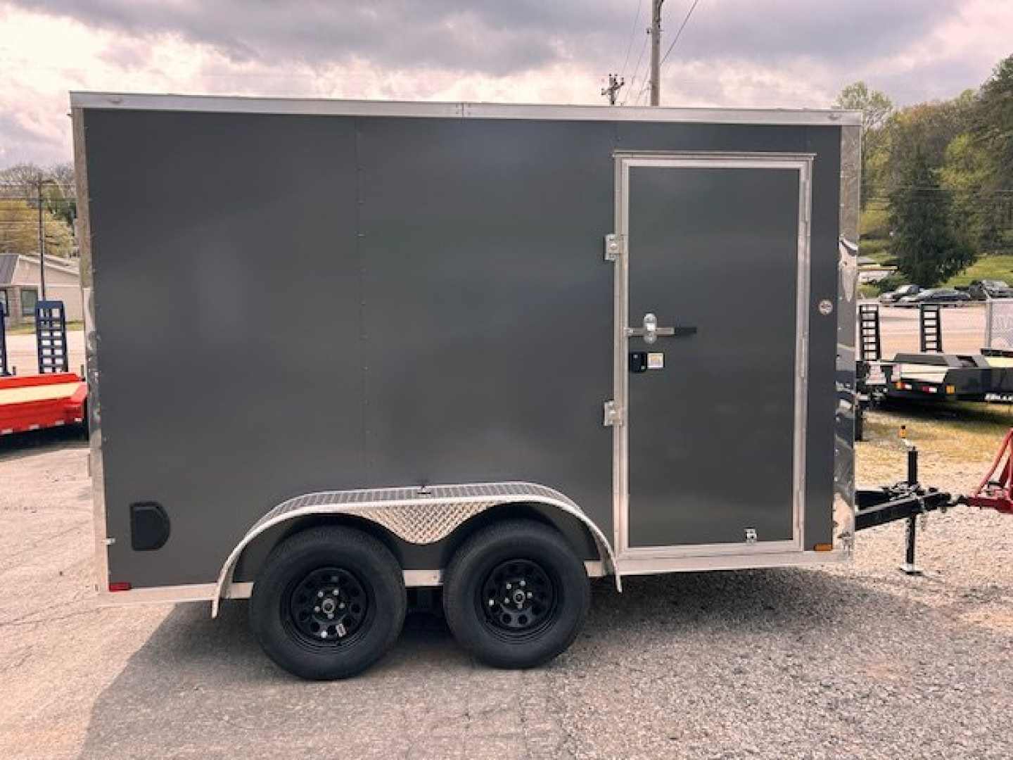 New 2025 Outlaw Trailers 6X12 7K w/E-TRACK ON WALLS Cargo / Enclosed ...