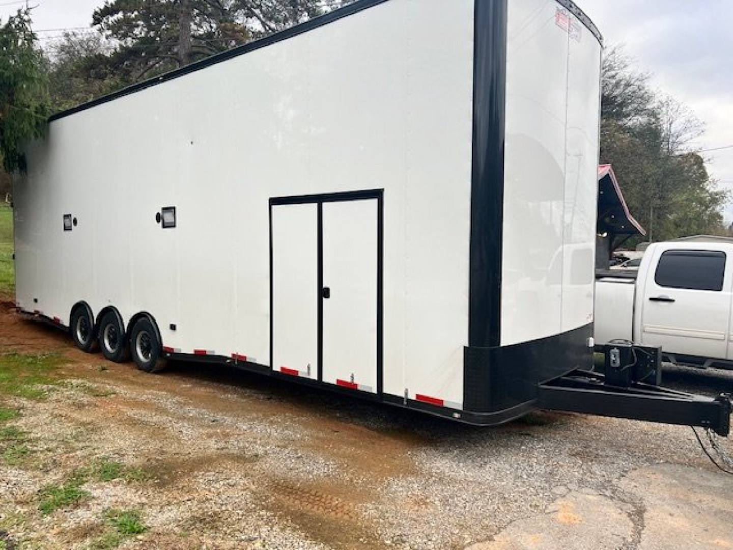 New 2025 Outlaw Trailers 8.5x34 Stacker Race Trailer Car / Racing Trailer