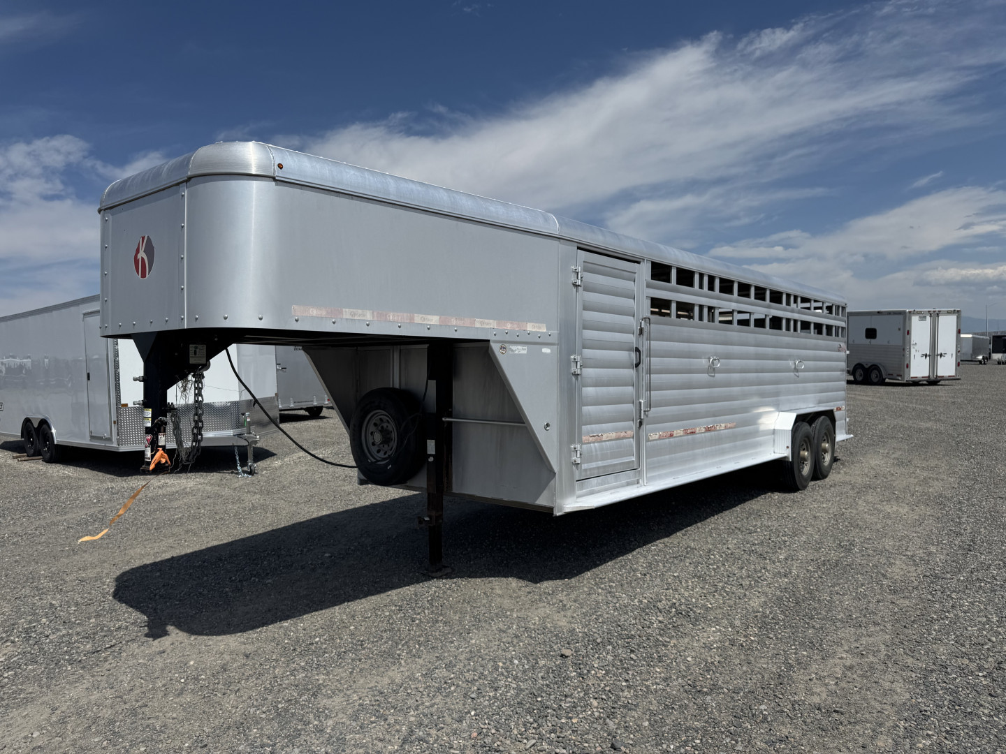 Used 2016 Kiefer Manufacturing 24' Stock Trailer