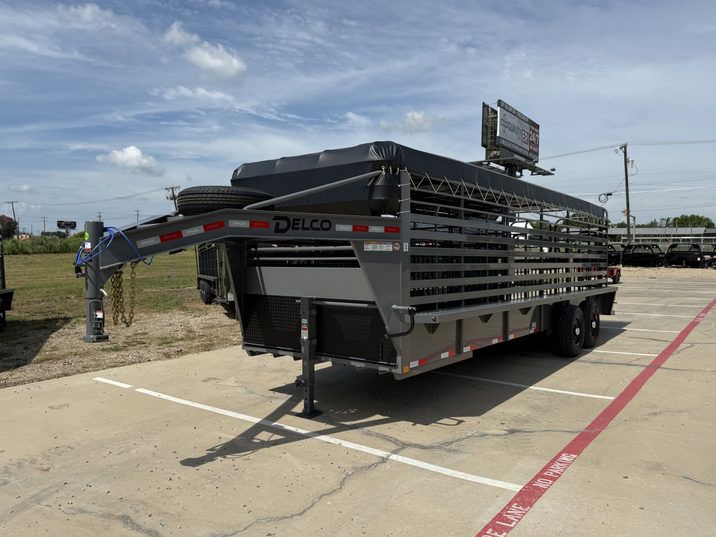 New 2026 Delco Trailers B824 BAR TOP Stock / Stock Combo Trailer