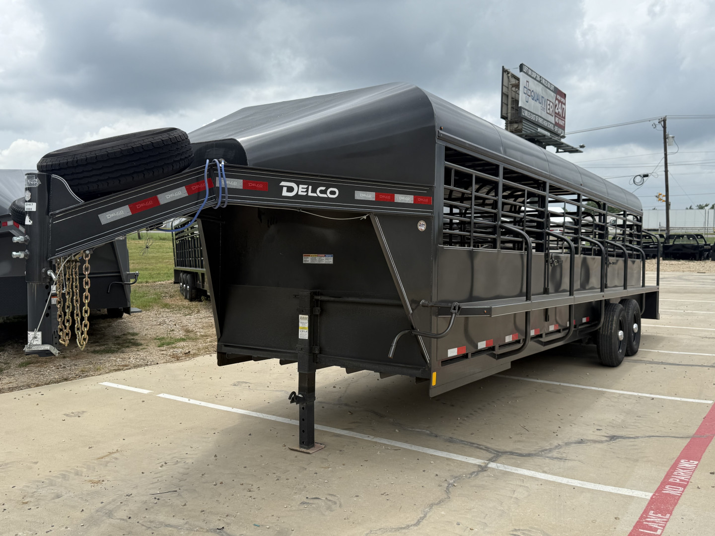 New 2024 Delco Trailers P824 Stock / Stock Combo Trailer 31417