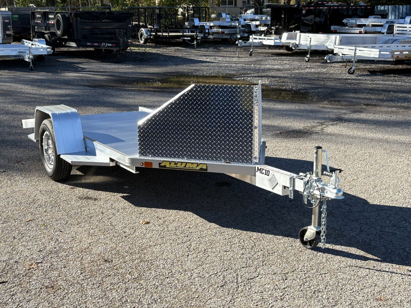 New 2026 ALUMA MC10 Motorcycle Trailer